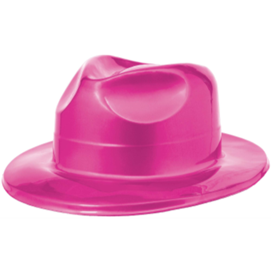 PartyMart. PINK PLASTIC FEDORA HAT