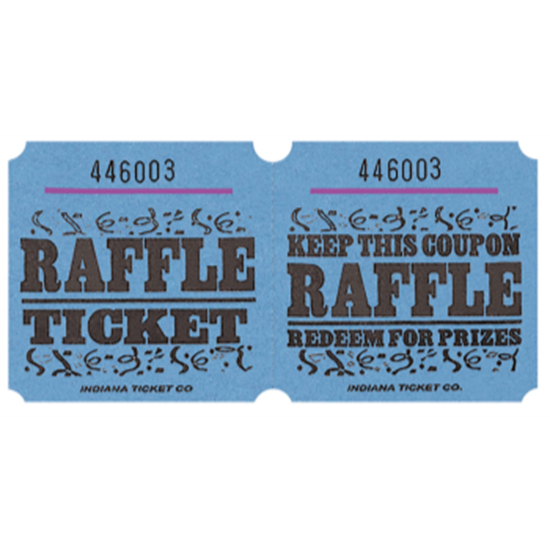 PartyMart. RAFFLE TICKETS ROLL BLUE - (1000/rl)