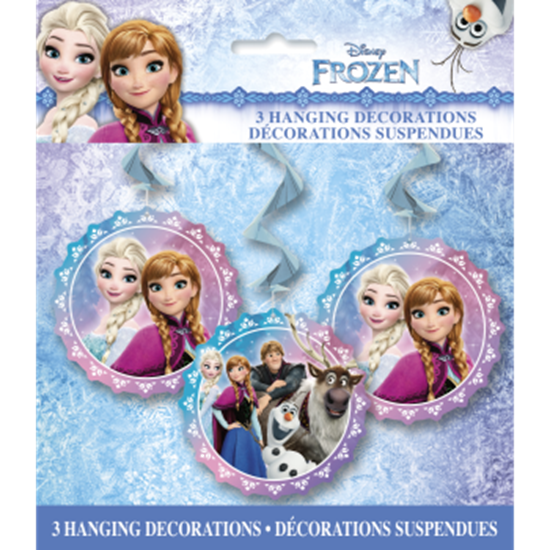 PartyMart. FROZEN SWIRL DECO - 3/PK