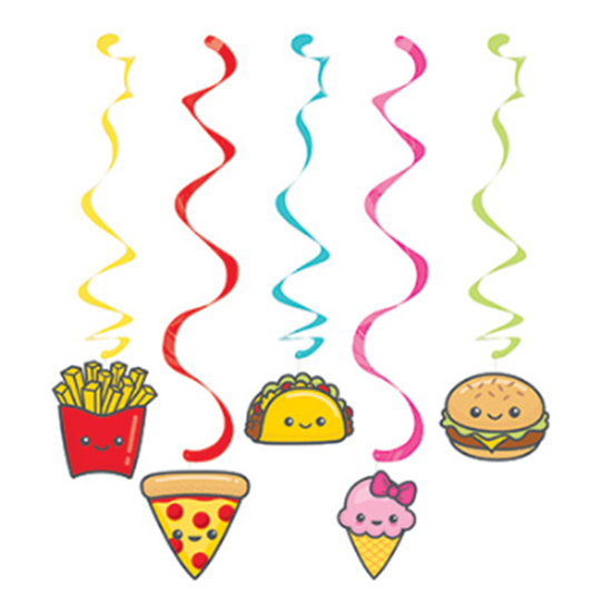 PartyMart. JUNK FOOD FUN - HANGING CUTOUT