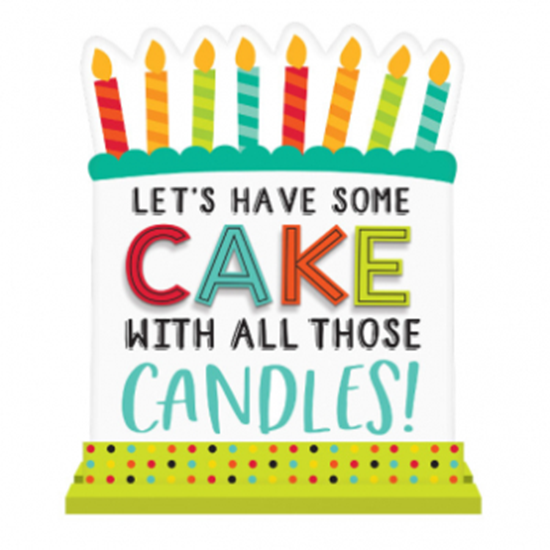 Partymart Lets Have Some Cake Mdf Sign