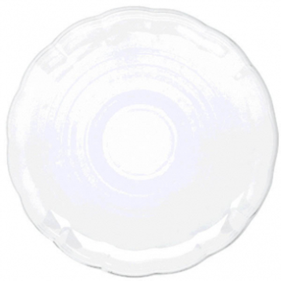 PartyMart. 12" CLEAR ROUND TRAY