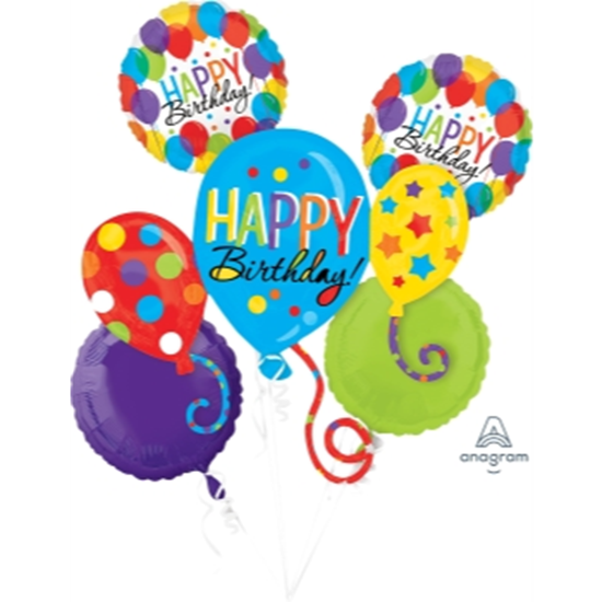 PartyMart. BALLOON BASH FOIL BOUQUET