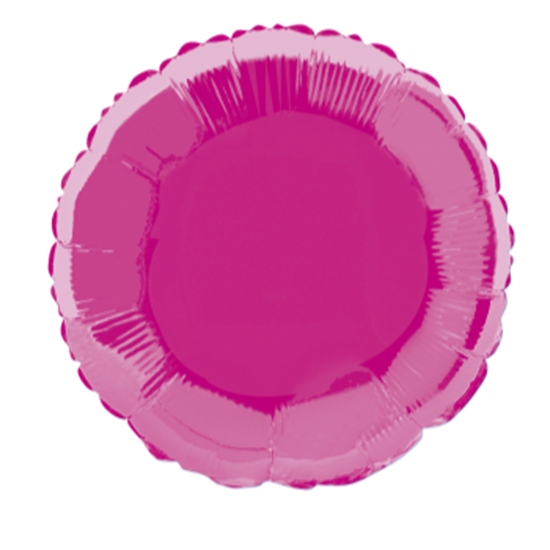 PartyMart. 18" FOIL - HOT PINK ROUND