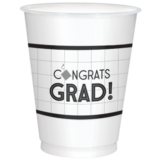 PartyMart. TABLEWARE - CONGRATS GRAD PLASTIC CUP