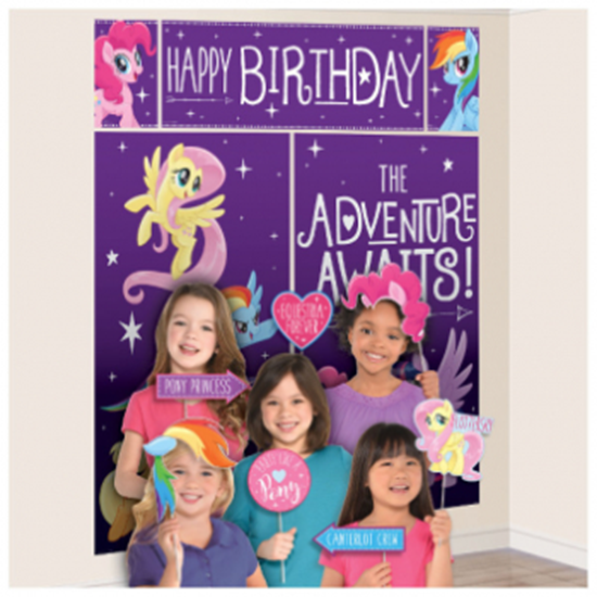 PartyMart. MY LITTLE PONY FRIENDSHIP - SCENE SETTER DECORATING KIT WITH ...