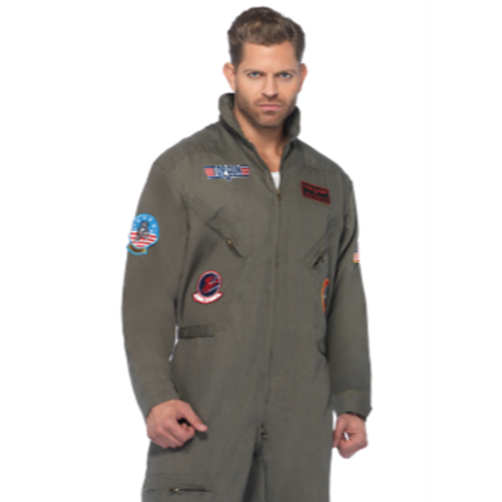 PartyMart. TOP GUN JUMPSUIT - MEDIUM/LARGE