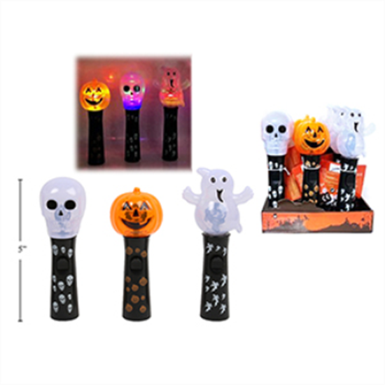 PartyMart. HALLOWEEN CHARACTERS LED SPINNING TORCH