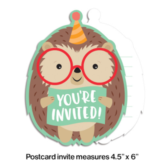 PartyMart. HEDGEHOG PARTY - INVITATIONS