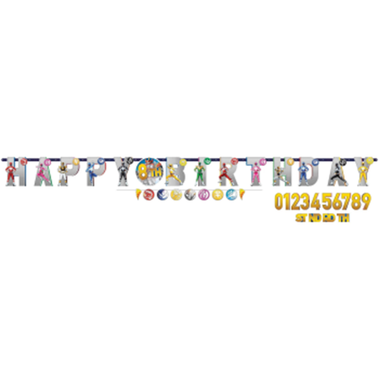 PartyMart. POWER RANGERS CLASSIC BANNER KIT