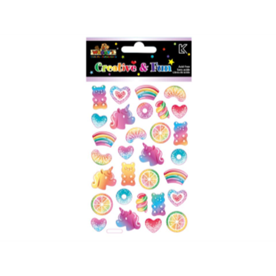 PartyMart. EMBOSSED GUMMIES STICKERS