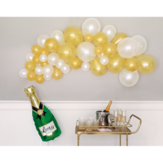 PartyMart. BALLOON CASCADE KIT - CHAMPAGNE BALLOON