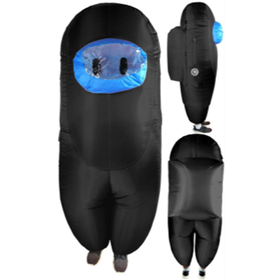 PartyMart. SUS CREW INFLATABLE - CHILD COSTUME - BLACK